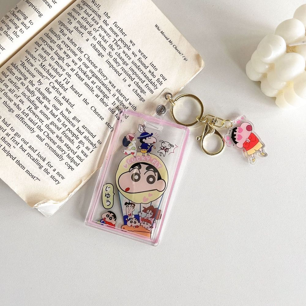 DSFGRST พวงกุญแจชินจัง พร้อมจี้พวงกุญแจ Crayon Shin-Chan BUS Card ...