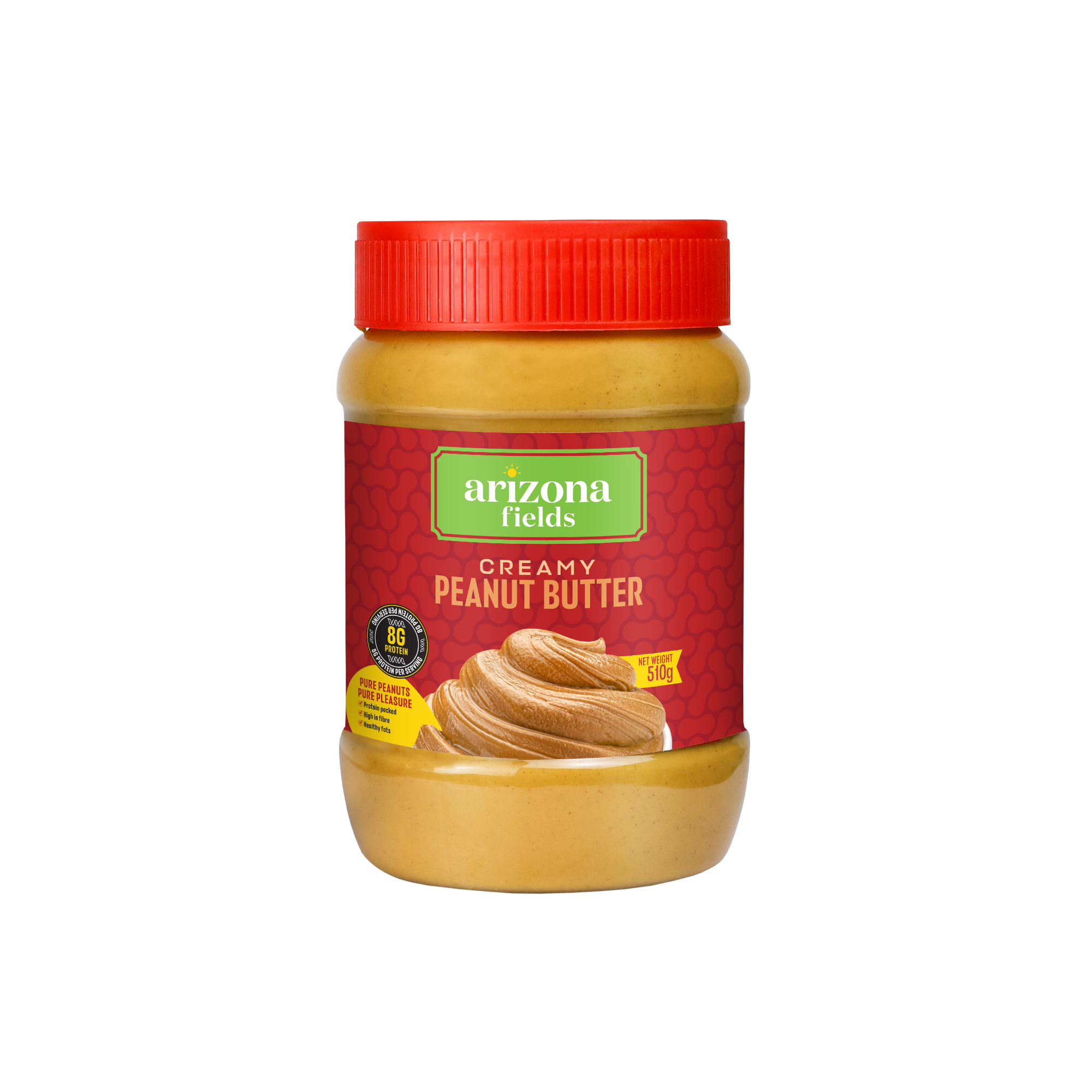 Arizona Fields Peanut Butter Creamy 510g | Daraz.pk
