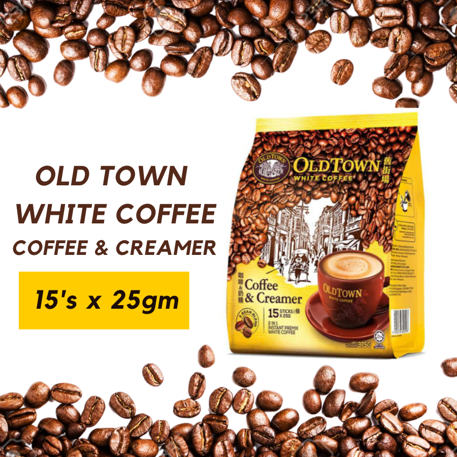 OldTown White Coffee 3 in 1 Classic & Creamer 15's x 25g | Lazada