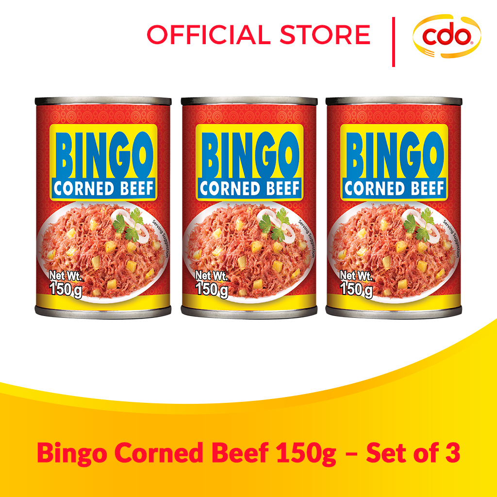 BINGO Corned Beef 150g - Pack of 3 | Lazada PH