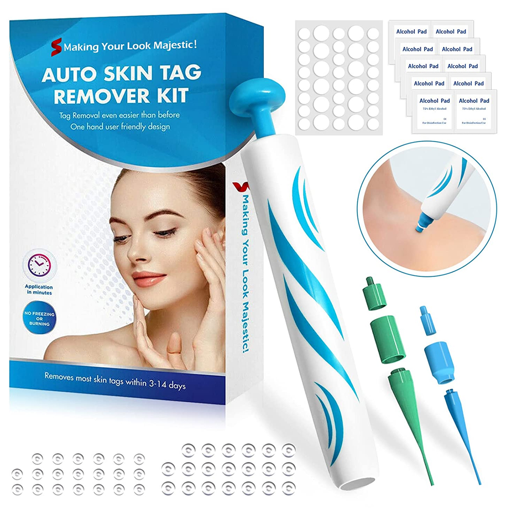 2 IN 1 Auto Micro Skin Tag Remover Device Standard And Micro Skin Tag ...