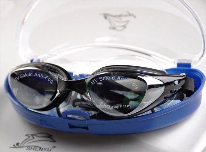 Reflective Optical Swimming goggles Prescription Power Degree Anti fog ...