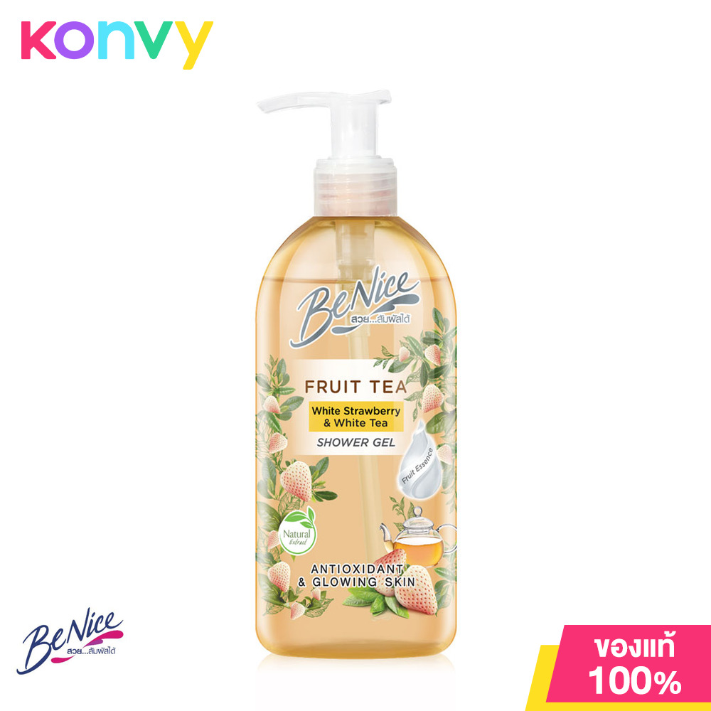บีไนซ์ BeNice Fruit Tea Shower Gel Peach & White Tea 450ml ขนาด 450 มล. ...