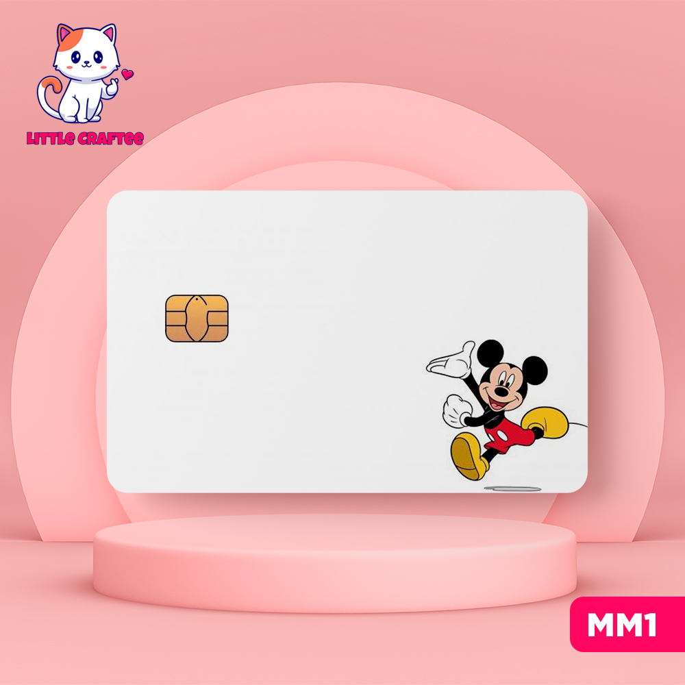 Mickey Mouse [Series 1] -ATM, Bank Card, Credit Card Sticker Cover Skin ...