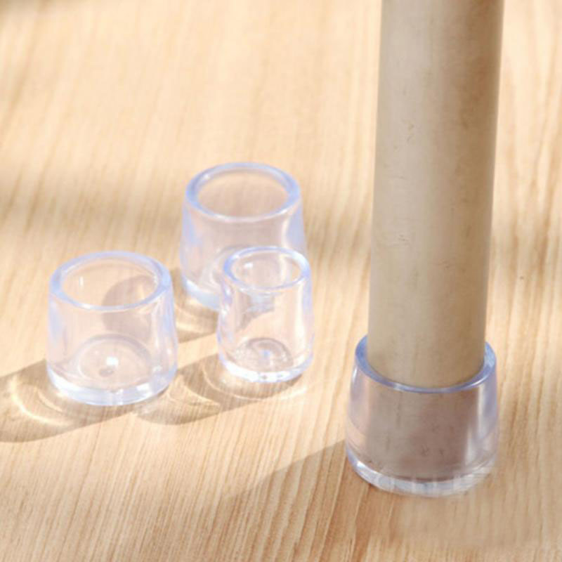 4pcs/set Chair Leg Caps Rubber Feet Protector Pads Furniture Table ...