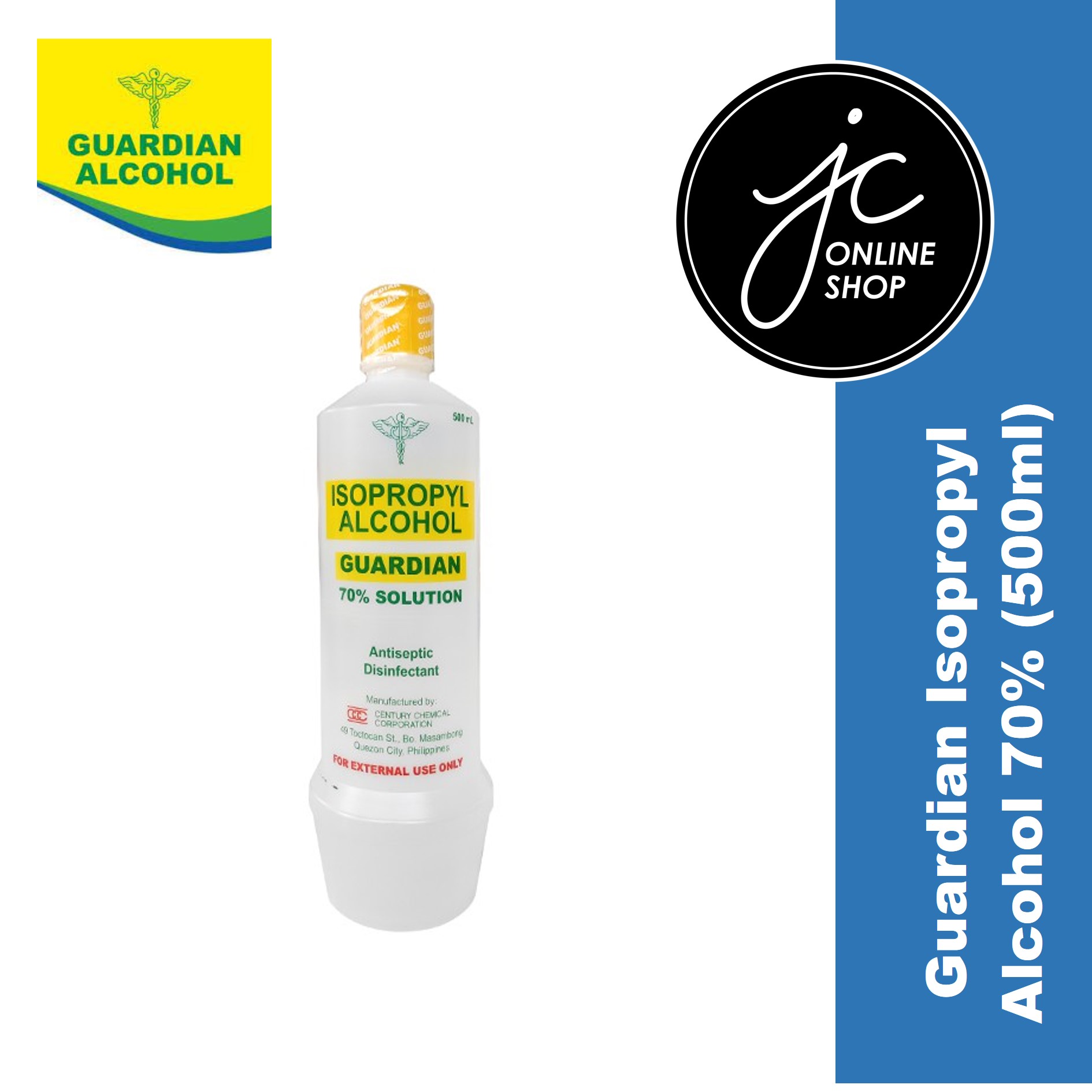Guardian Isopropyl 70% alcohol 500ml | Lazada PH