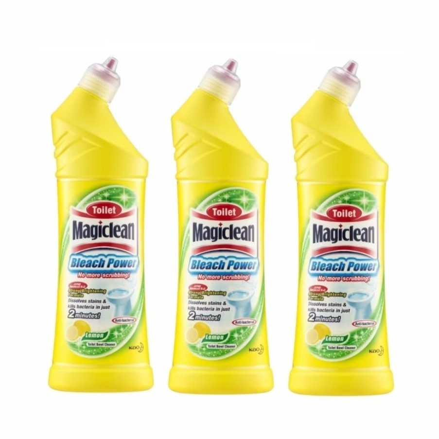 Magiclean Toilet Bleach Power Lemon Cleaner (500ml x 3) - TRIOPACK ...
