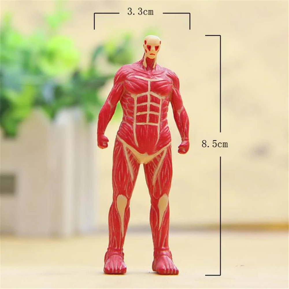 Pcs Colossal Model Miniature Figure Anime on Titan Figure Anime on ...