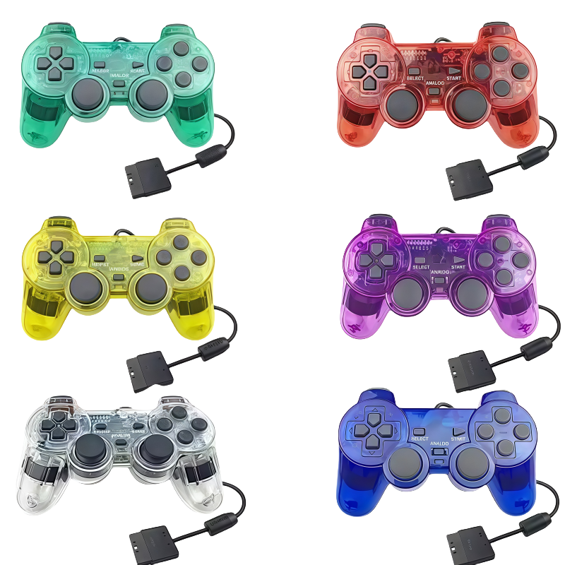 PS2 Controller Wired game Gamepad PS2/PS1 for 2.4G 2 Joystick Game ...