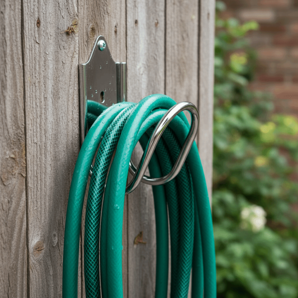 Storage Solution Wall Mount Design Garden Hose Holder Heavy Duty ...