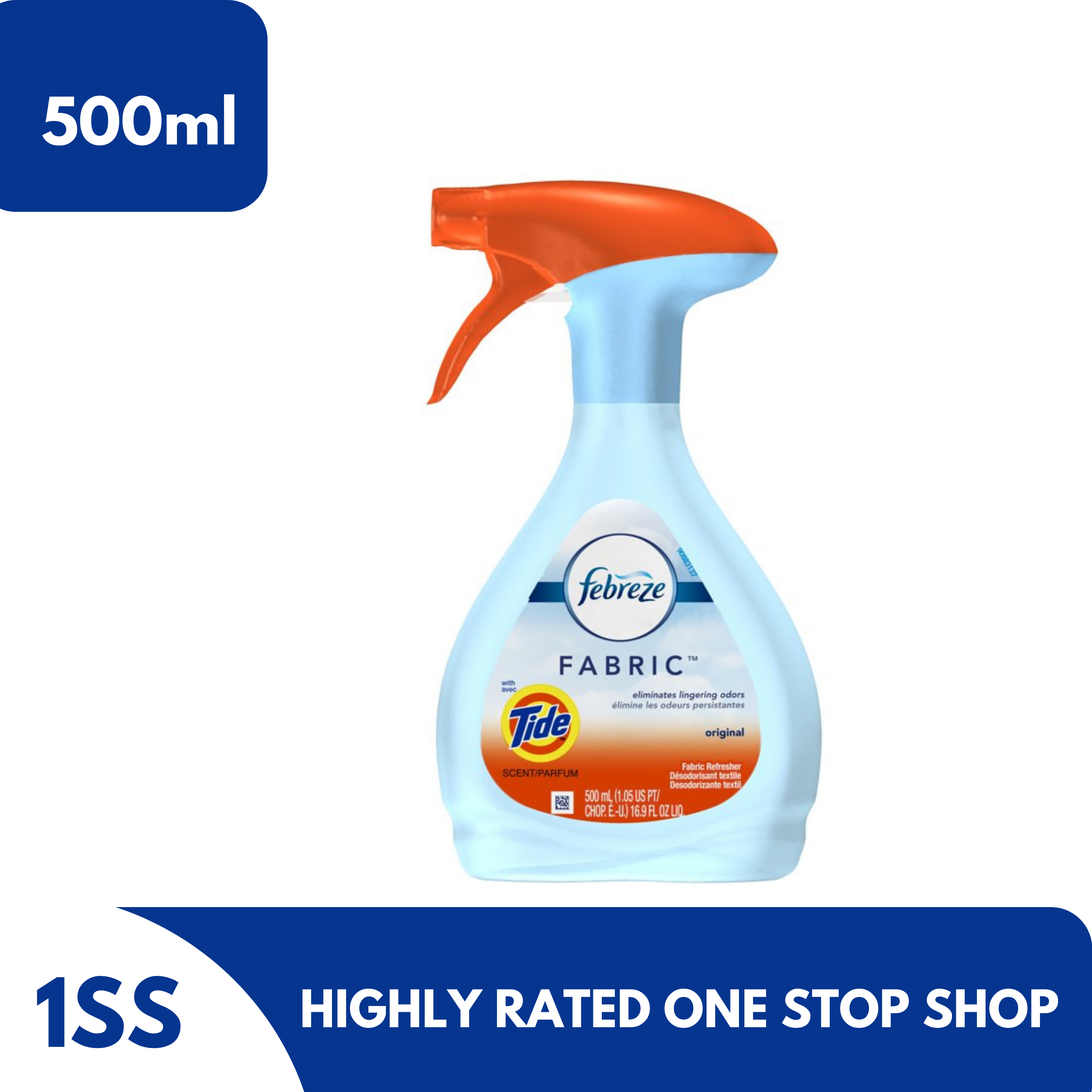 Febreze Fabric Refresher with Tide, Original, 500ml | Lazada PH