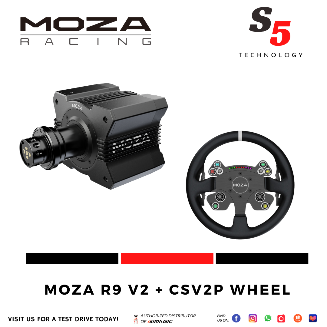 Moza R9 direct drive / Moza R9 Wheelset / RS steering wheel / Moza CS wheel / Moza KS wheel ...