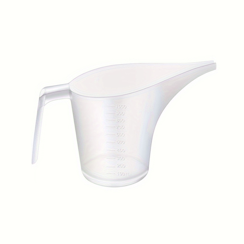 1000ML transparent Measuring Cups Plastic Graduated Funnel Jug Long ...
