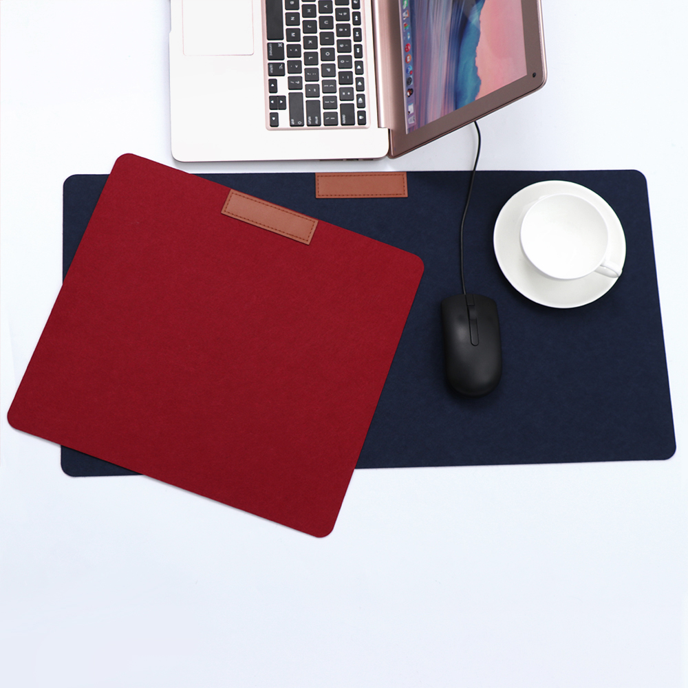 Colorful Wool Felt Large Office Table Mouse Pad Desk Mat Keyboard Mice ...