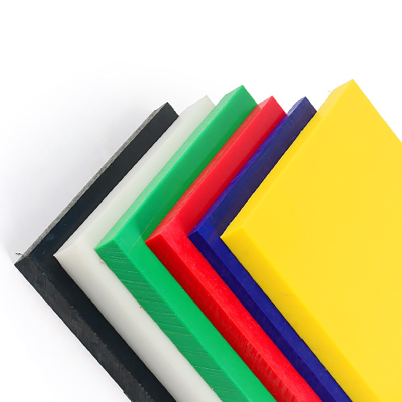 แผ่นพลาสติกแผ่นวิศวกรรม Acetal POM Delrin สีดำสีขาวสีแดงเครื่องประดับ ...