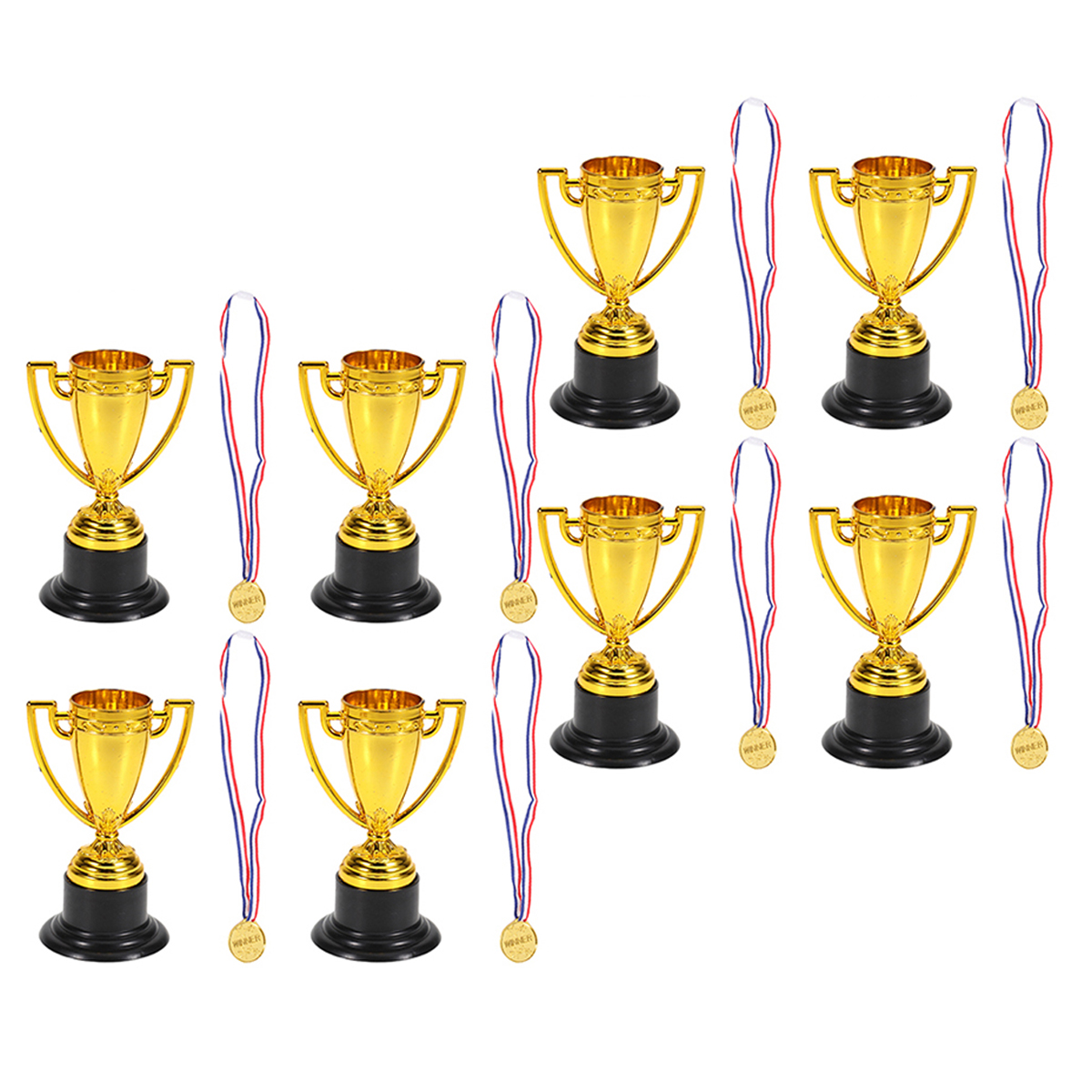 【SmartHorizon】16Pcs Mini Plastic Reward Prizes Kids Small Medals Kids ...