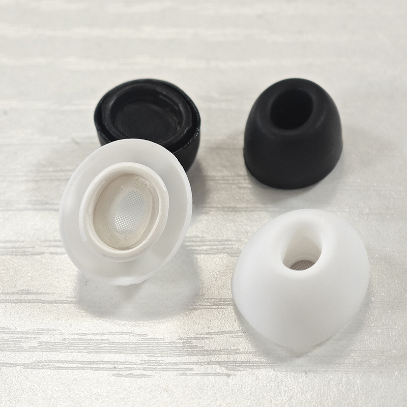 2 Pairs For Airpods Pro 1/2 Generation Ear Tips Liquid Silicone Ear ...
