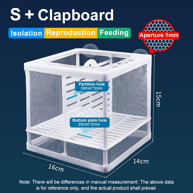 Fish tank isolation box adsorption separation net breeding box ...