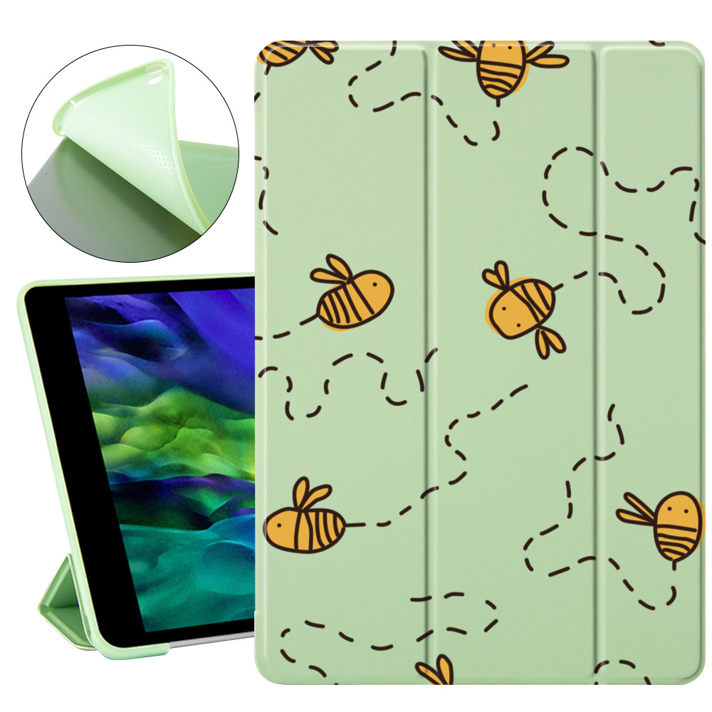 NEW 【7efc9af3】Cute Bee Case For ipad 10.2 7th Generation Case Soft ...