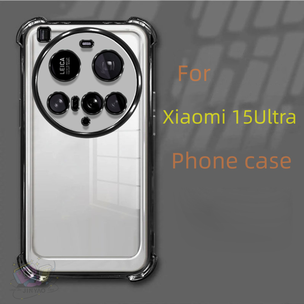 【Luxury】For Xiaomi 15Ultra Phone Case Transparent Lens Protector ...