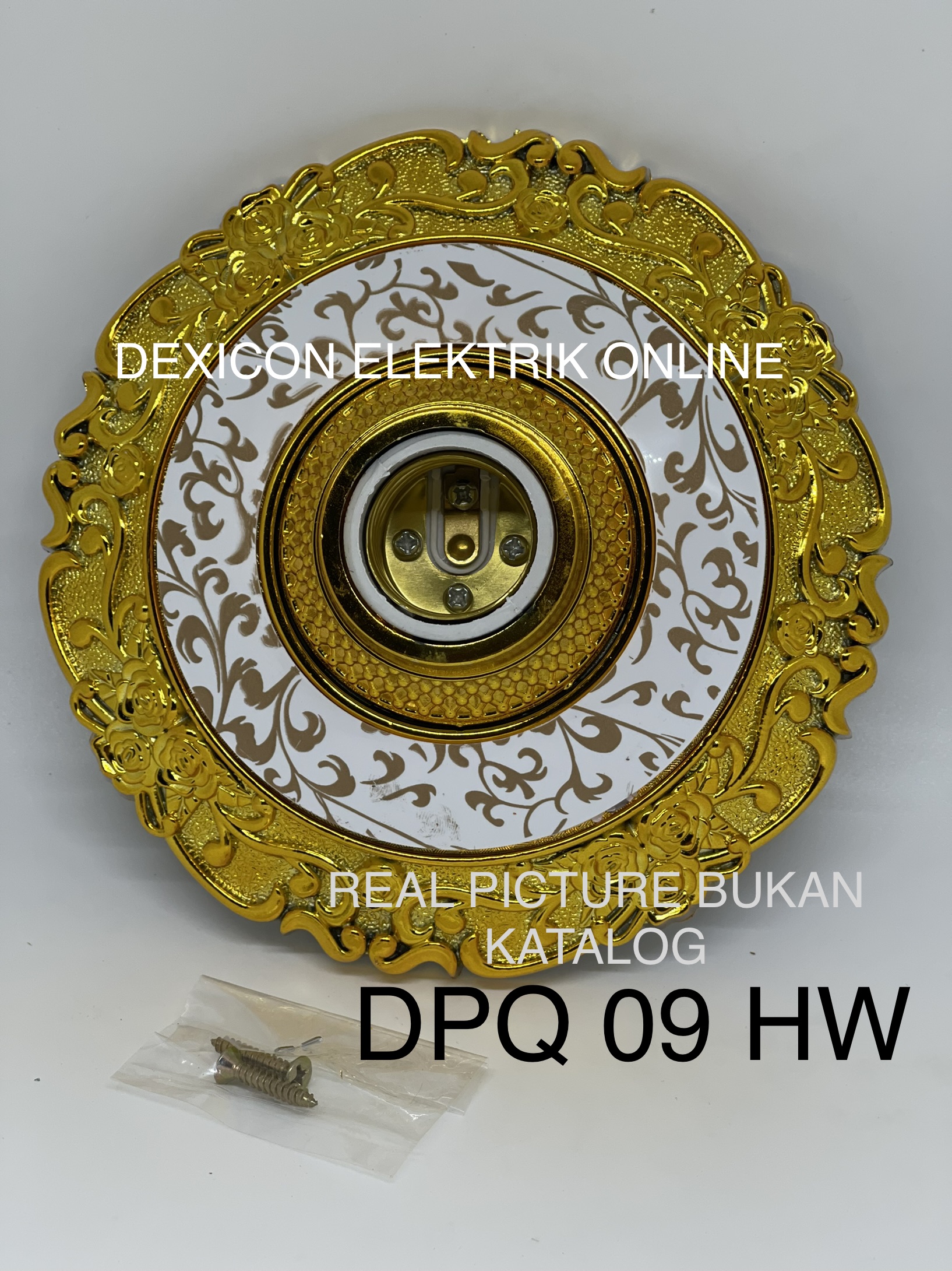 fitting lampu hias/fitting hias/fitting plafon/grosir fittting lampu ...