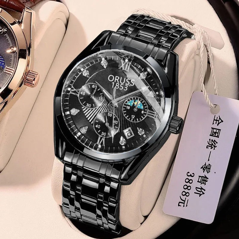 Ori Time Factory Direct Selling Automatic Mechanical Movement Calendar ...