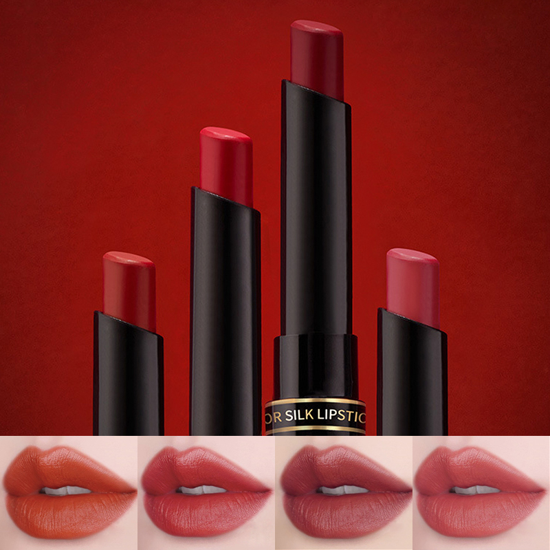 Double-headed colored silk lipstick matte foggy face not easy to wear ...
