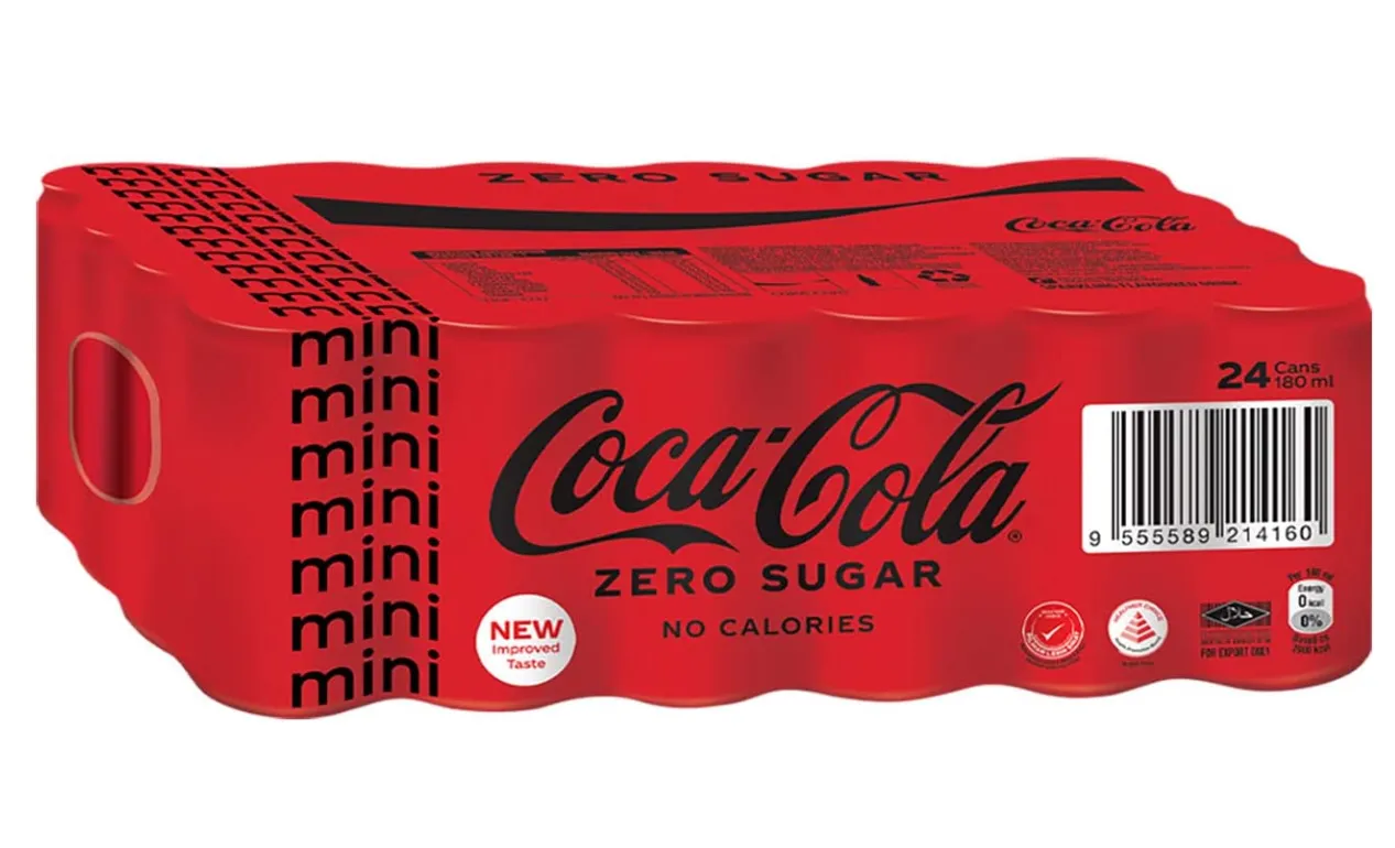 Coca-Cola Zero Mini 24x180ml/Zero Mini 6x180ml/Classic Mini 24x180ml ...