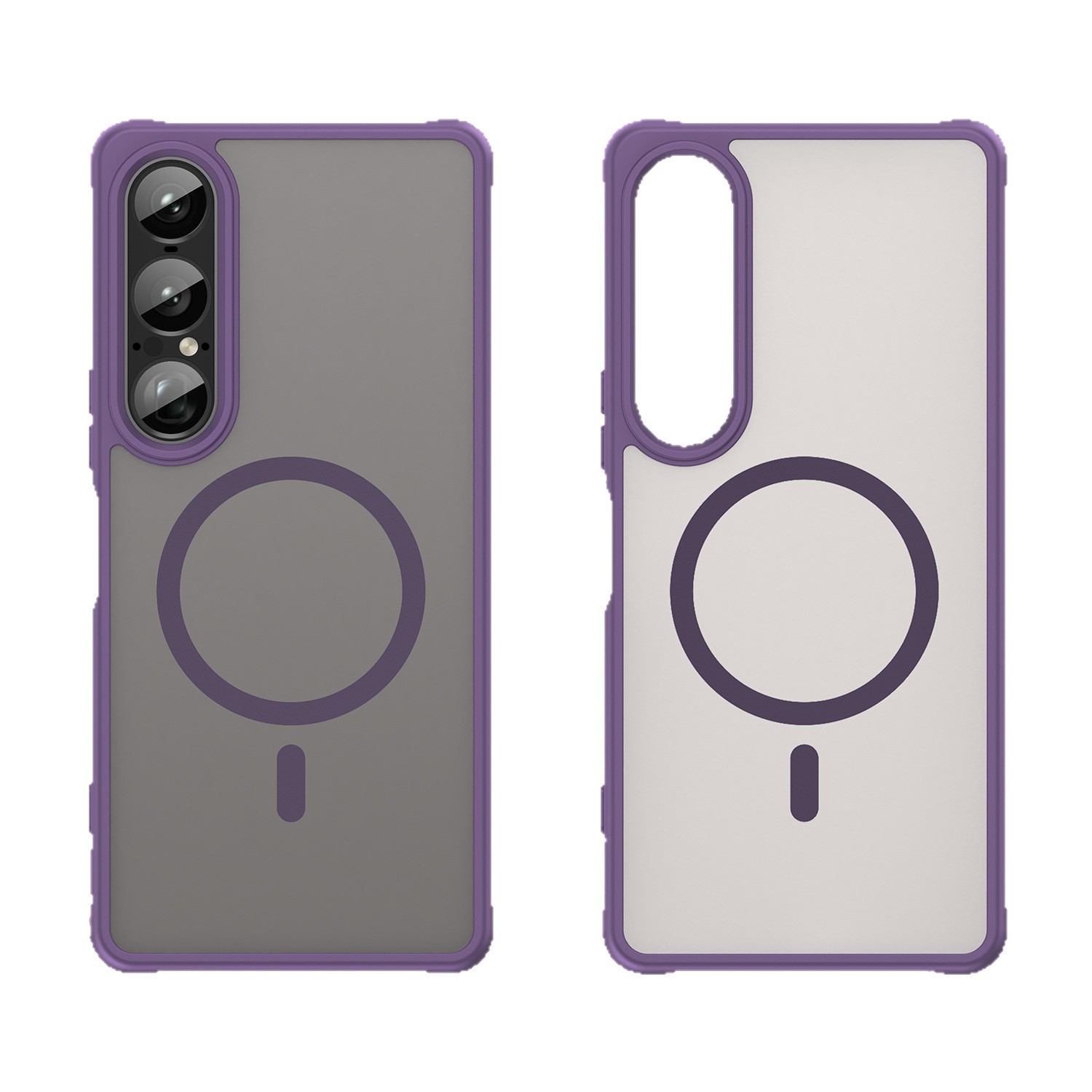 Sony Xperia 1 VII Phone Case,Magnetic Shockproof Phone Case,Transparent ...