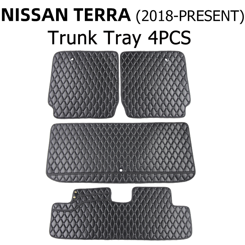 2018-2024 Nissan Terra Matting 7D Double Layer Car Floor Mats Deep Dish ...