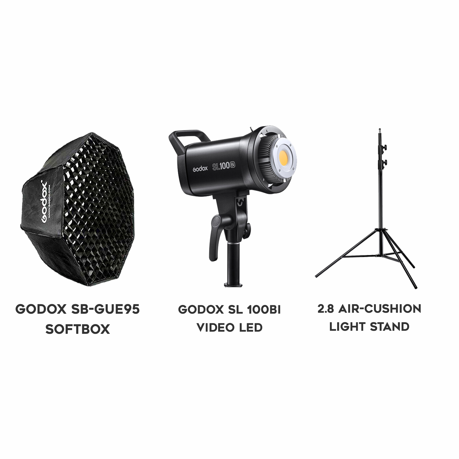 ชุดไฟสตูดิโอครบชุด Godox SL100 Bi Studio Light Set ประกอบด้วย Godox ...