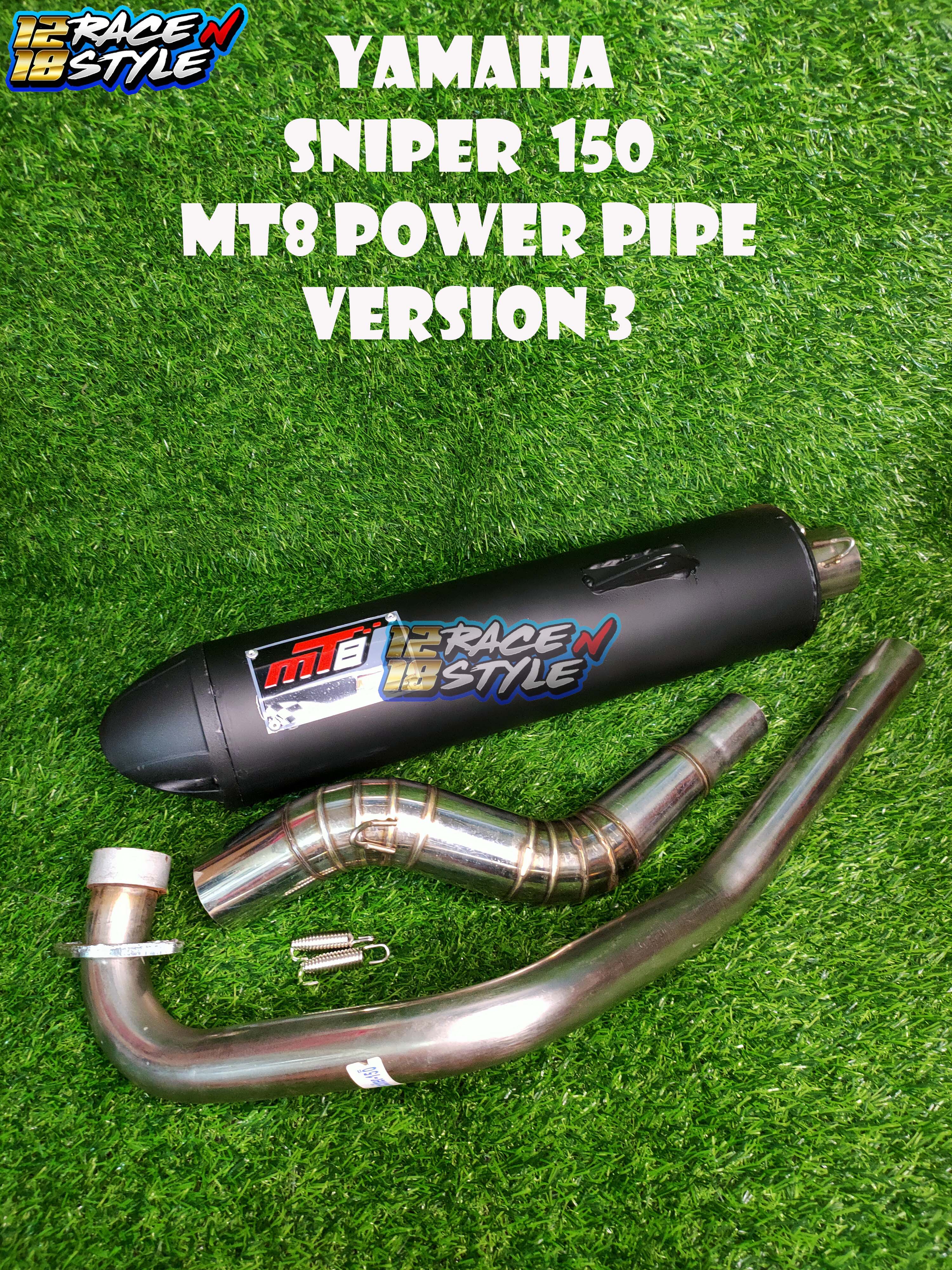 MT8 PIPE YAMAHA SNIPER 150 MX VERSION 3 POWER PIPE ORIG THAILAND ...