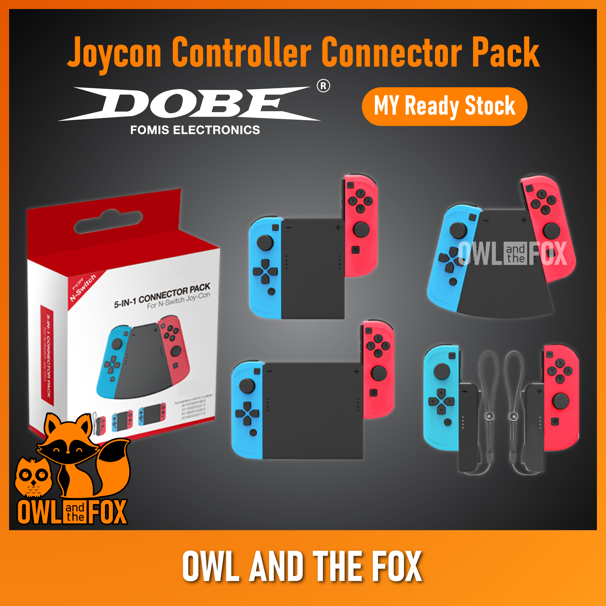 Dobe Nintendo Switch OLED / Switch V1 V2 5 IN 1 Joy Con Joycon ...