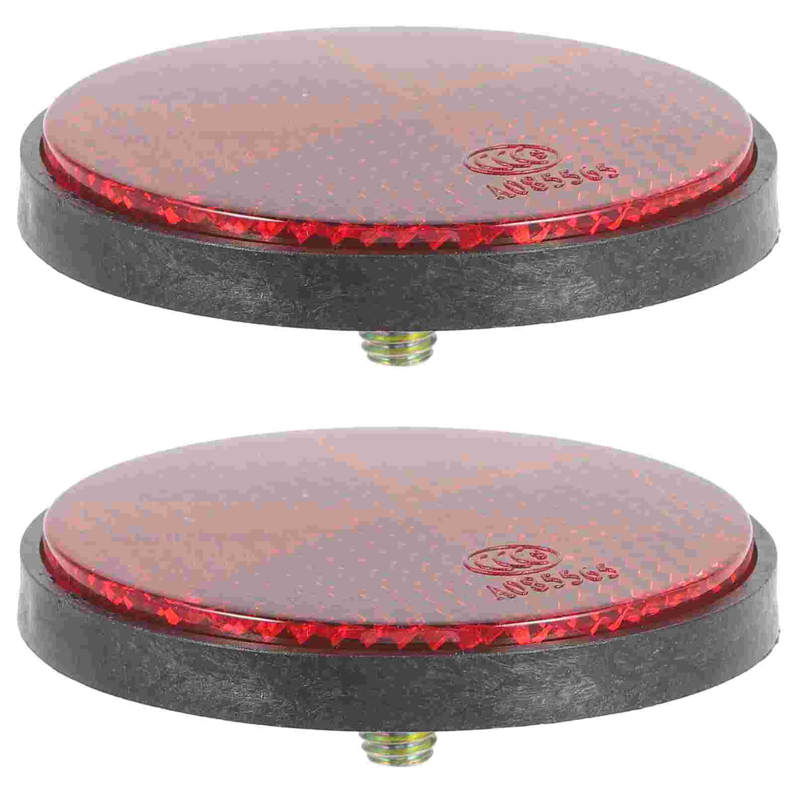 NEW 2 Pcs Plastic Reflective Reflector Fits For Car Motorcycle Motor ...
