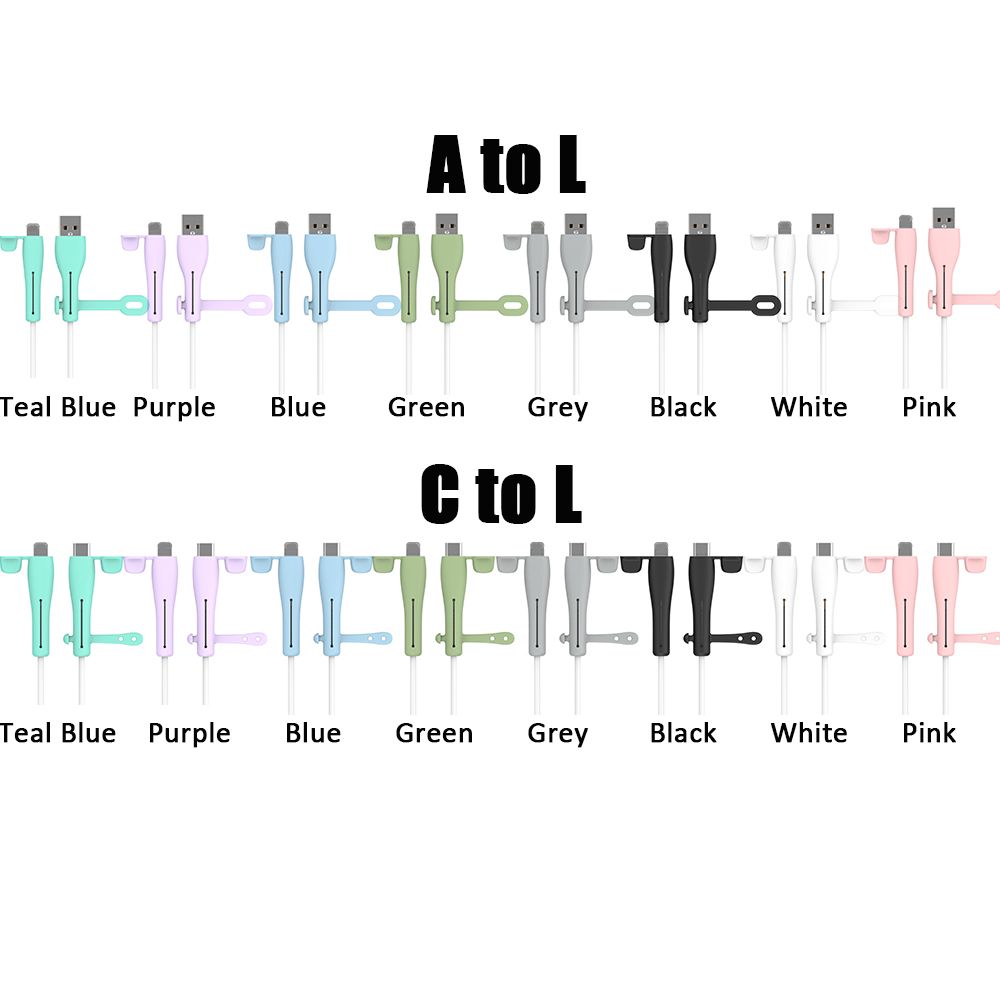 Cable Holder Cord Saver Protective Cap Wire Winder Cable Organizer ...