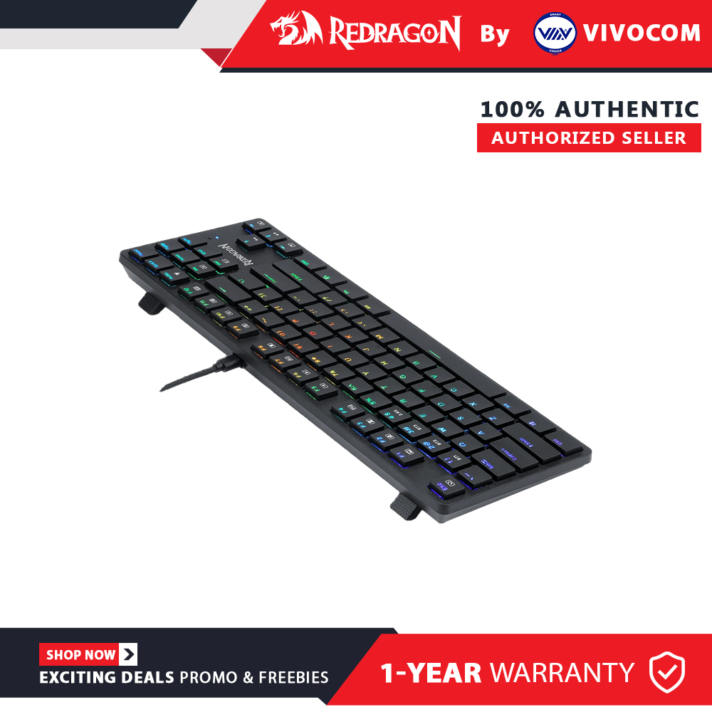 REDRAGON K539 ANUBIS (BLACK) WIRELESS MECHANICAL KEYBOARD | Lazada PH