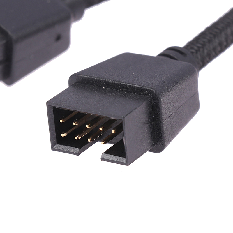 1Pc Computer Motherboard USB Extension Cable 9 Pin 1 Female To 2 Male Y ...