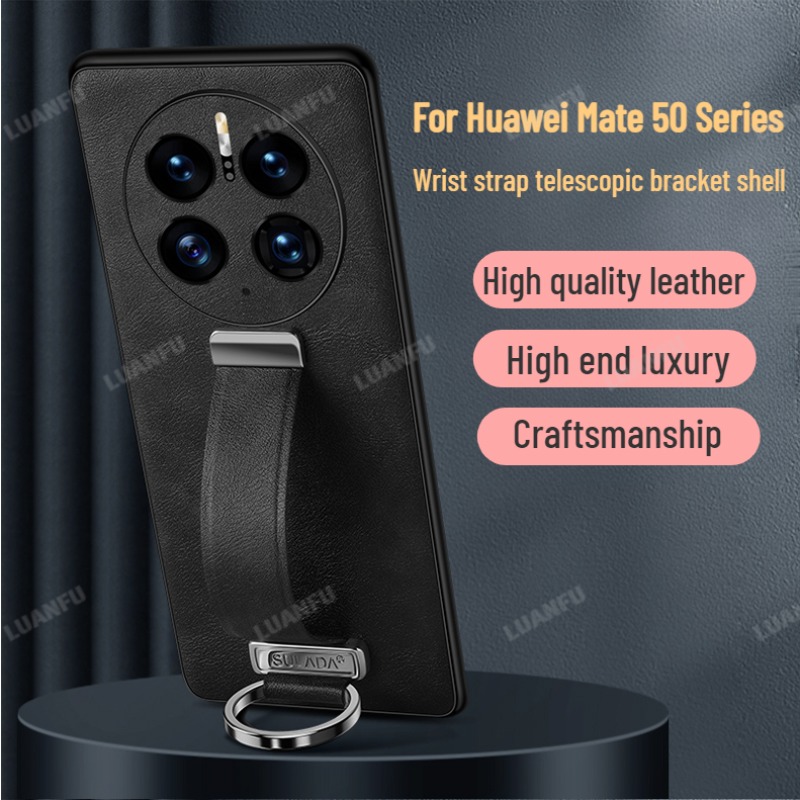 เคสสำหรับ Huawei Mate 50 Pro/mate 50 30 40 Pro/ Mate 50 RS เคสหนังพรีเมี่ยม,เคสป้องกันเลนส์ ...