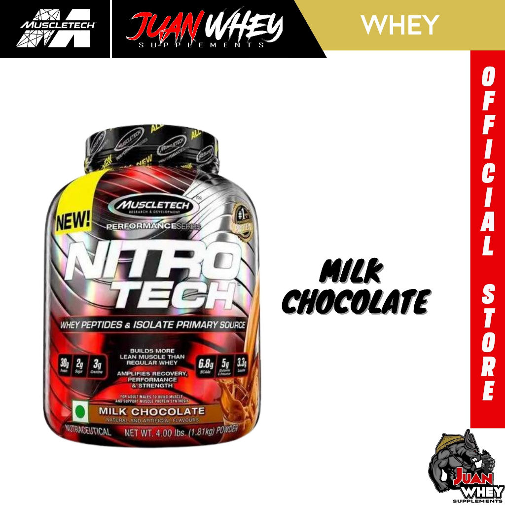 Muscletech Nitrotech Whey Protein Powder (1LB/2LBS) | Lazada PH