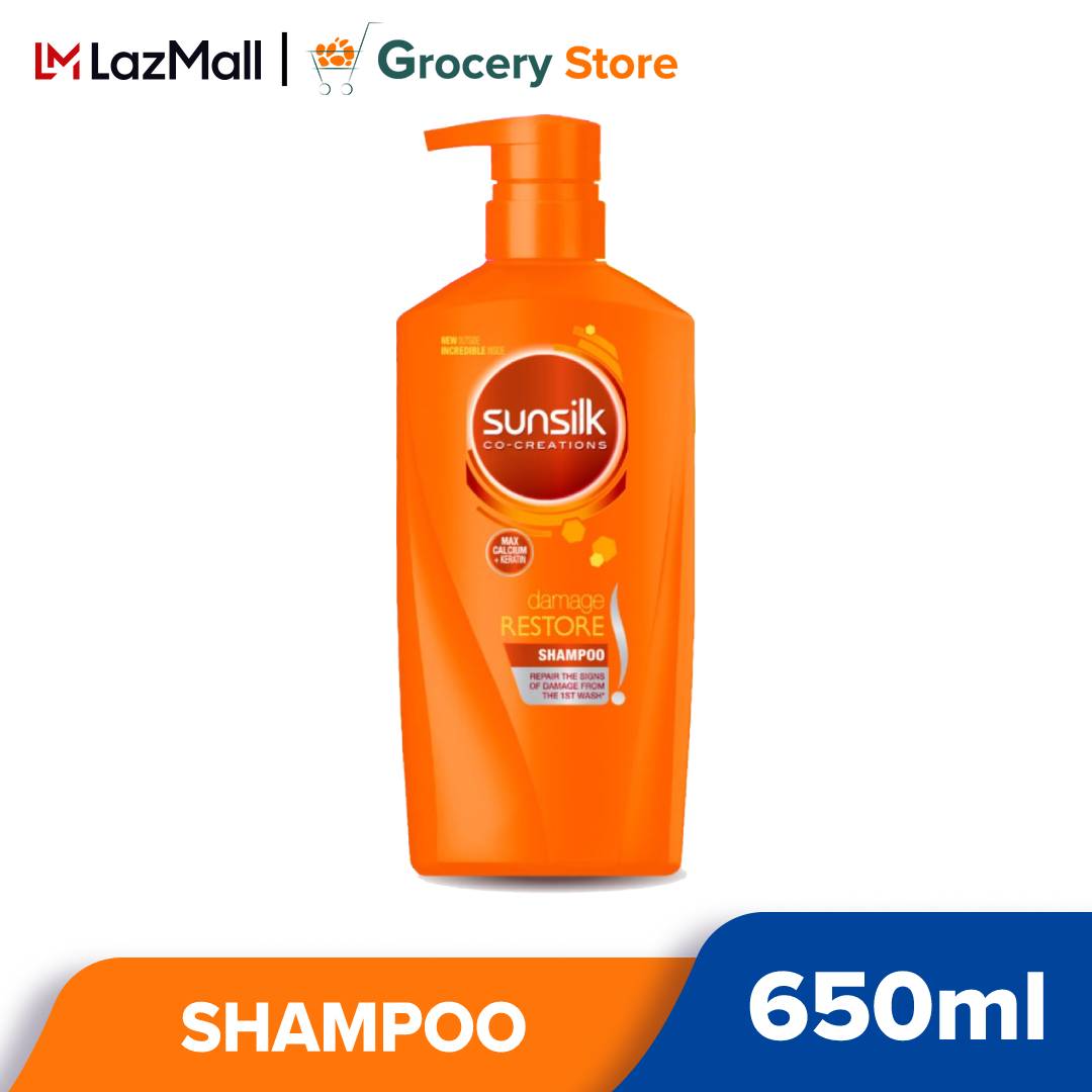 Sunsilk Damage Restore Shampoo 650ml | Lazada