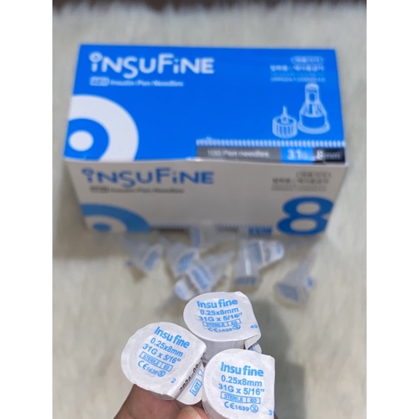 Insufine Insulin Pen Needles 32G(4mm) / 32G(5mm) / 32G(6mm) /31G(8mm ...