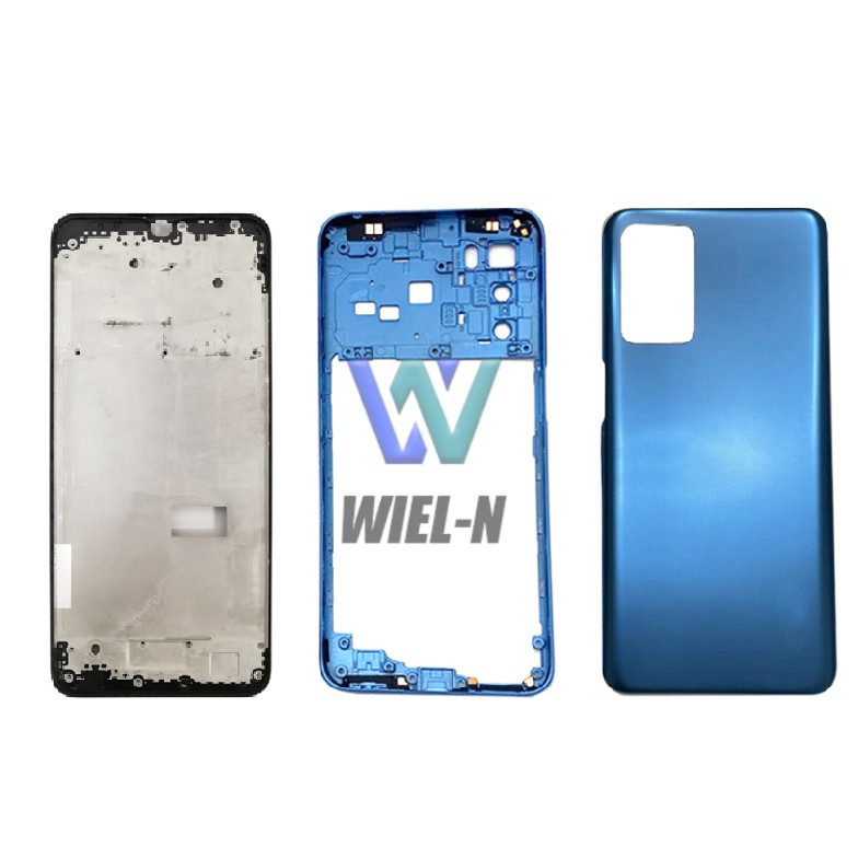 For OPPO A16 full set back shell back battery glass cover with LCD ...