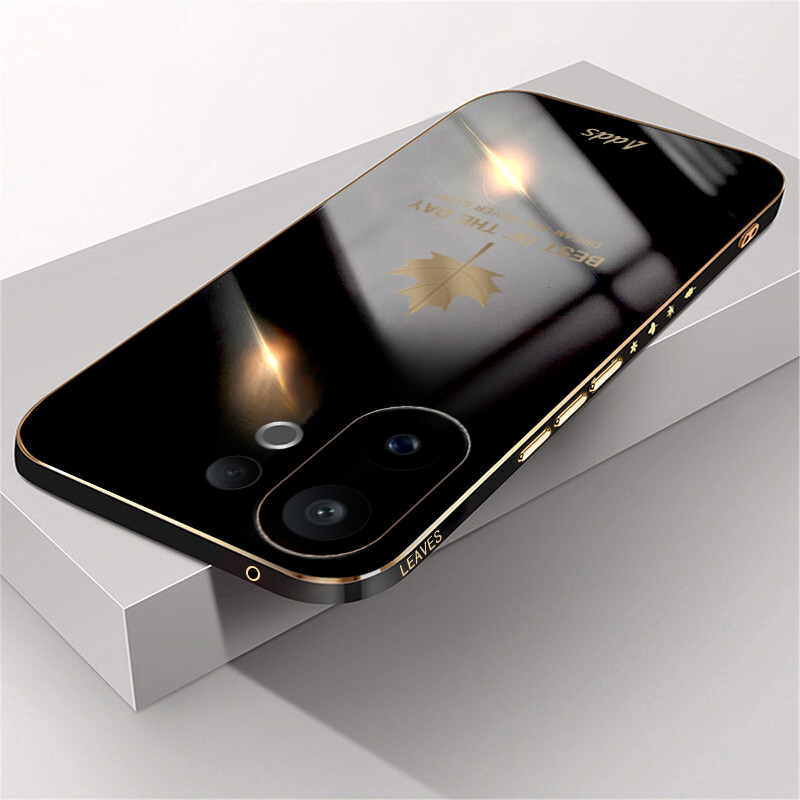 Phone case For OPPO K13 Turbo Pro Back cover Soft Shining Maple Leaves ...