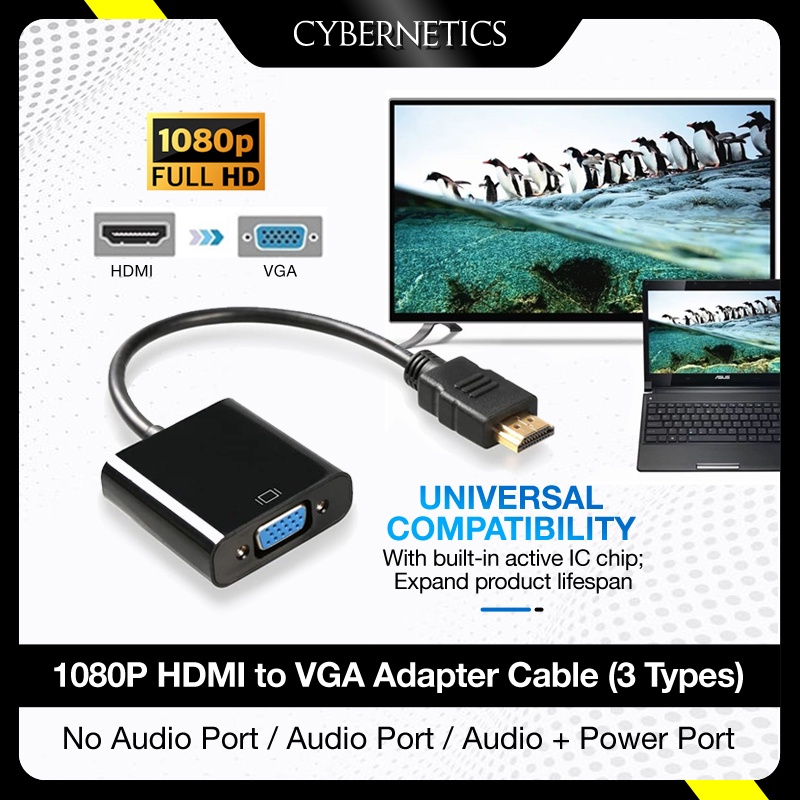 HDMI to VGA adapter 1080P | Lazada Singapore
