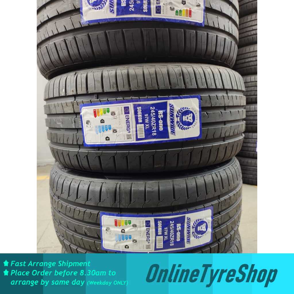 245/40/18 Sunwide RS-ONE Tyre Tayar | Lazada