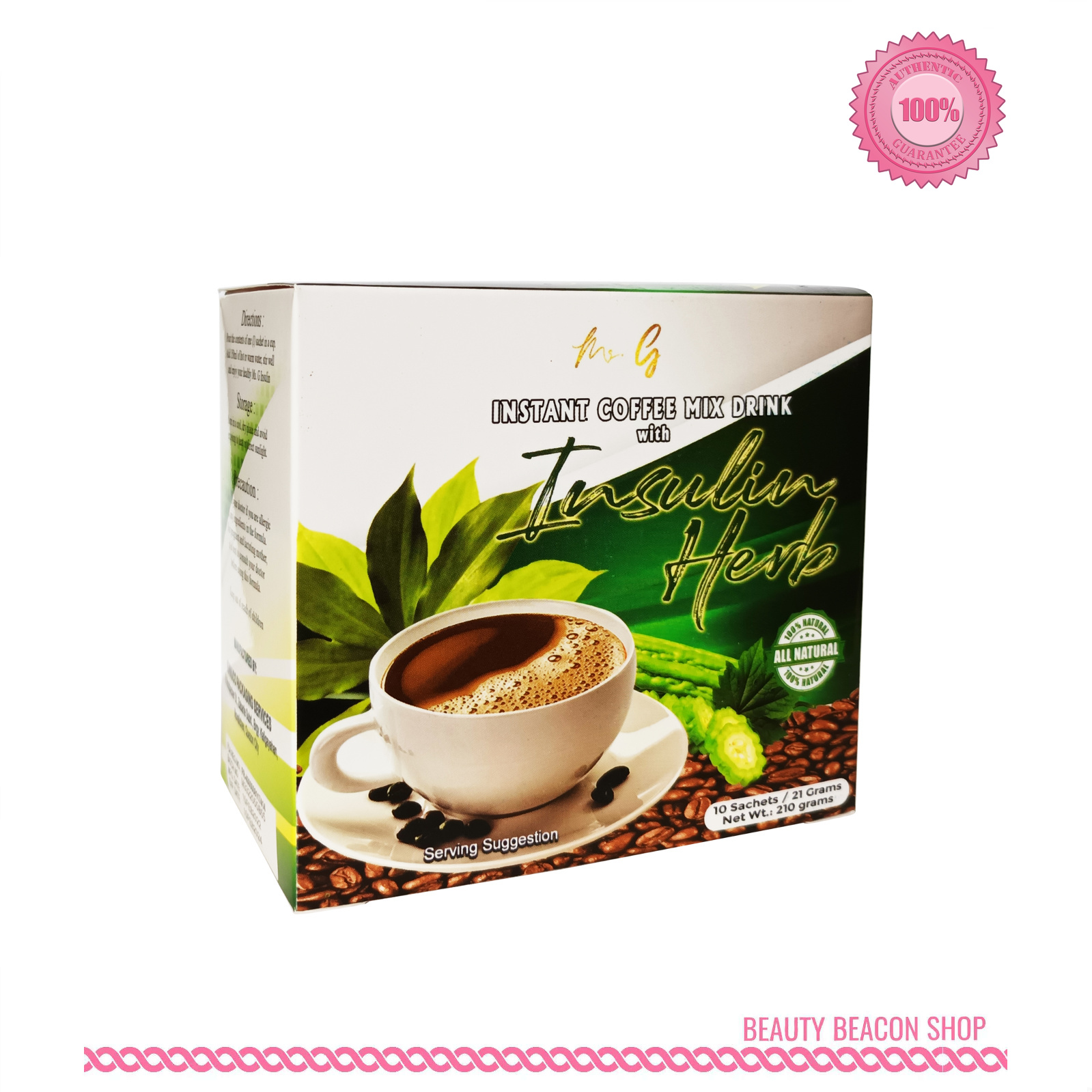 Instant Coffee Mix Drink with Insulin Herb | Lazada PH