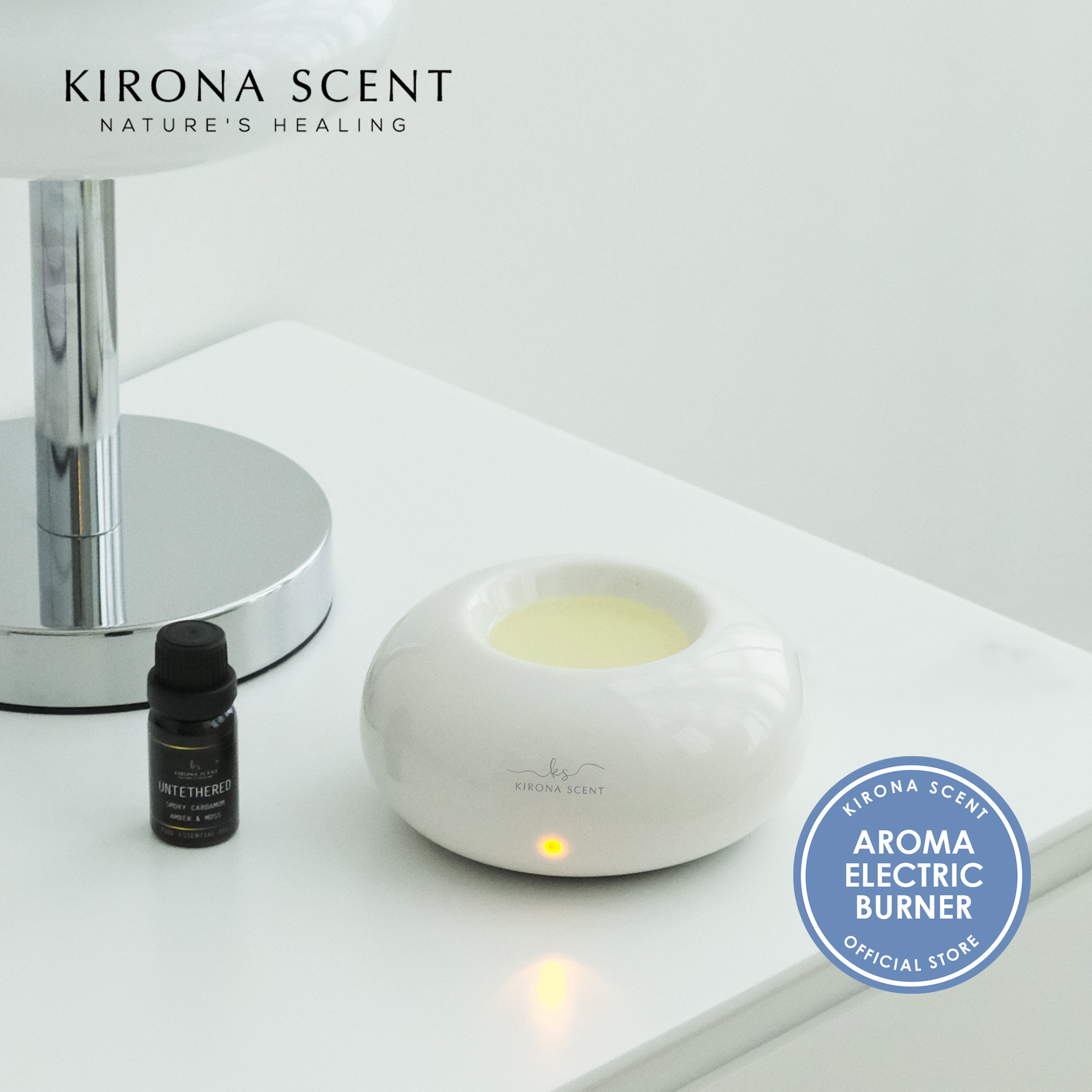 [KIRONA SCENT] Aromatic Pond Flameless Electric Burner | 100% Pure ...