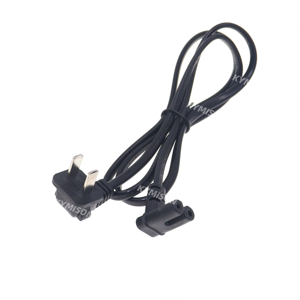 IEC 320 C7 To 2Pin Plug Power Cord For TCL TV, C7 Right Angled 90 ...
