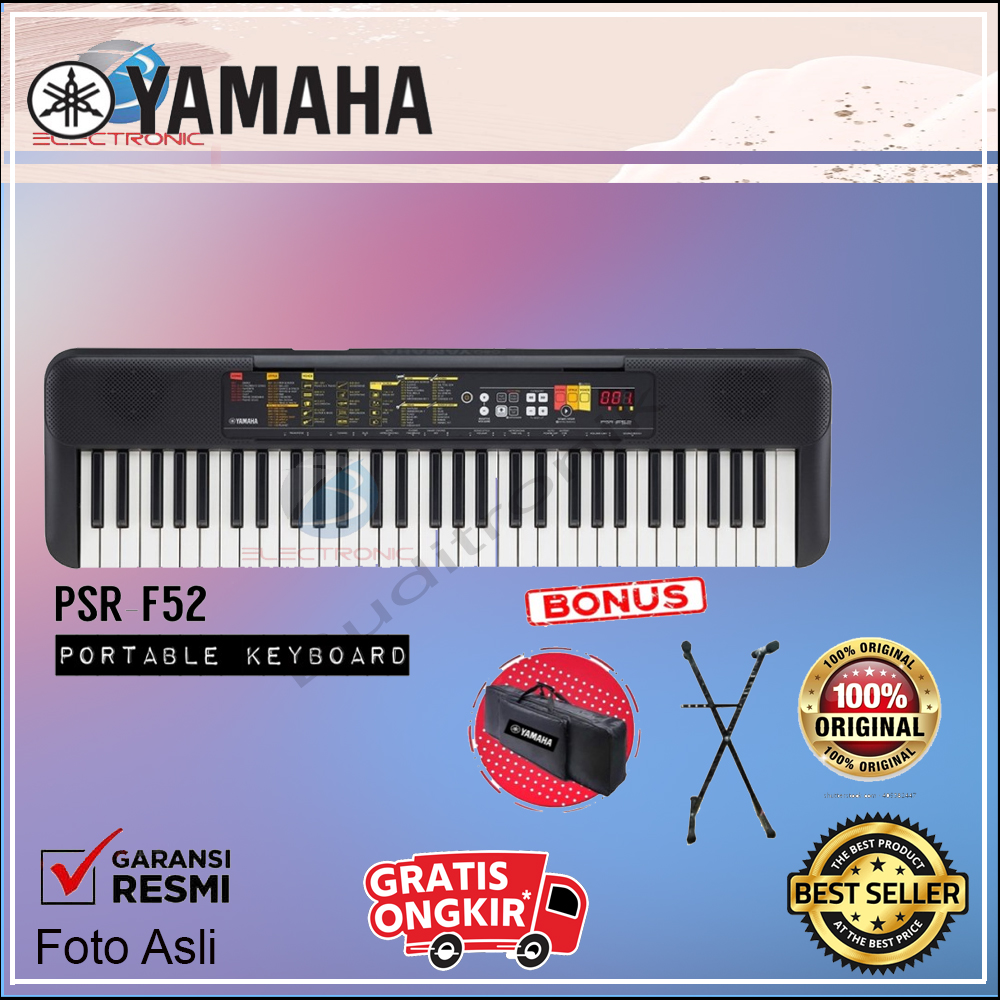 Yamaha Keyboard PSR-F52 / PSR F52 / PSRF52 | Lazada Indonesia
