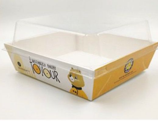 Ready stock M'SIA!!!Square Plastic Cookies Dessert Box/Sandwich /Kotak ...